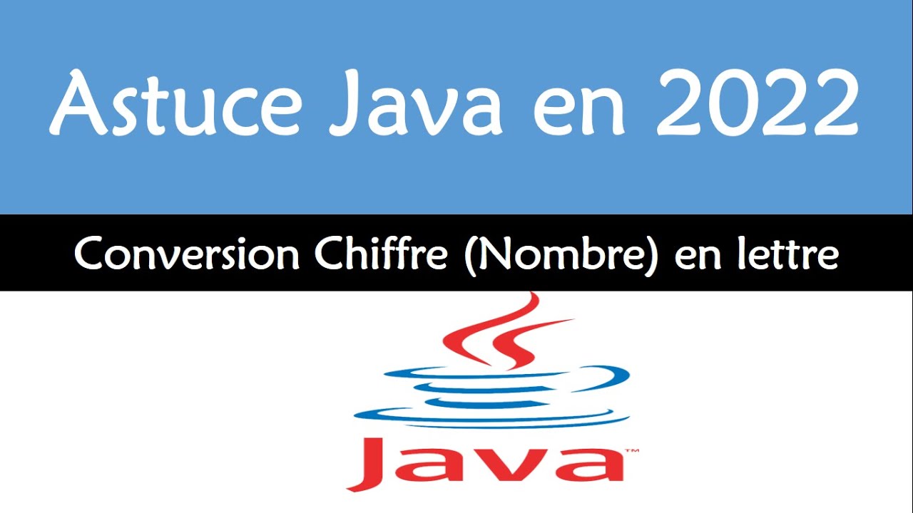conversion Nombre (chiffre) en Lettre avec Java en 2022 - YouTube