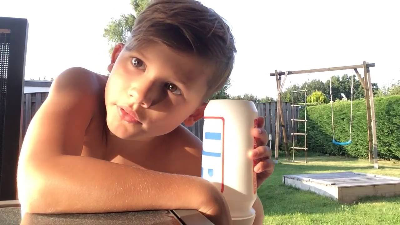 Challenge om in het vieze water te gaan! - YouTube