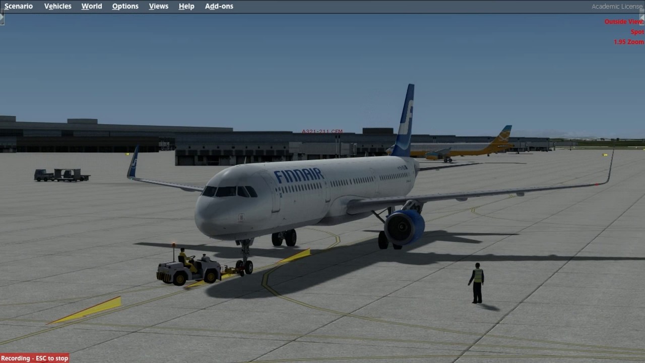 Prepar3D Pushback with GSX - YouTube