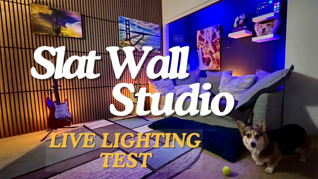 Slat wall Panels from Costco Studio preview - YouTube