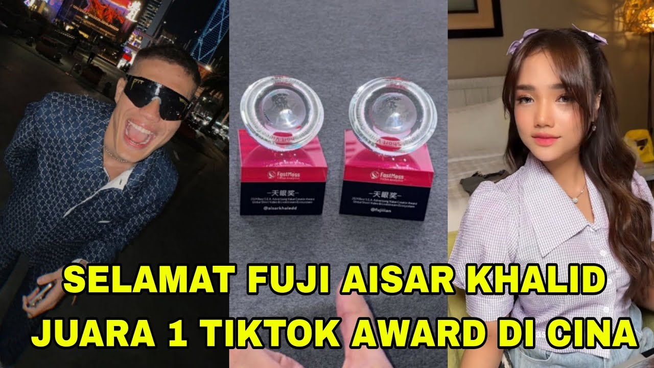 TANGIS FUJI PECAH AISAR KHALID BAWAKAN PIALA TIK TOK DARI CINA BUAT UTI - YouTube