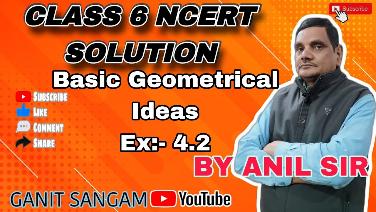 Basic Geometrical Ideas class 6 ncertsolution ex- 4.2 Basic Geometrical ...