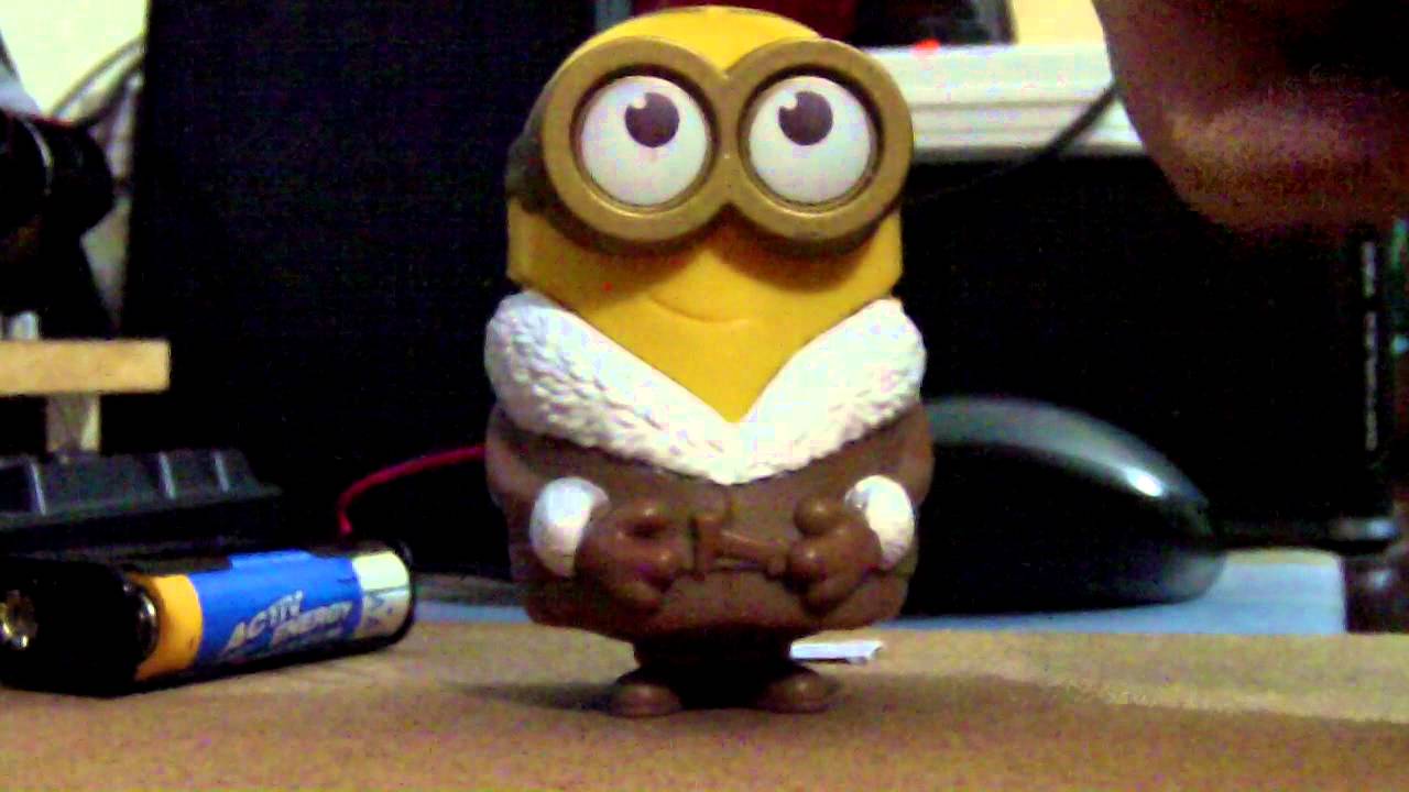 Cyborg McDonalds Minion! Bigger batteries = louder and longer lasting ...