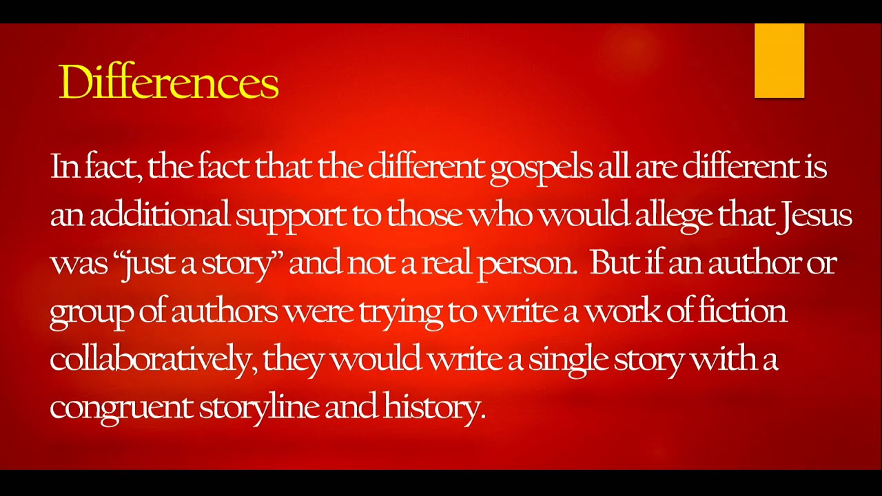 Why are the Four Gospels Different? - YouTube