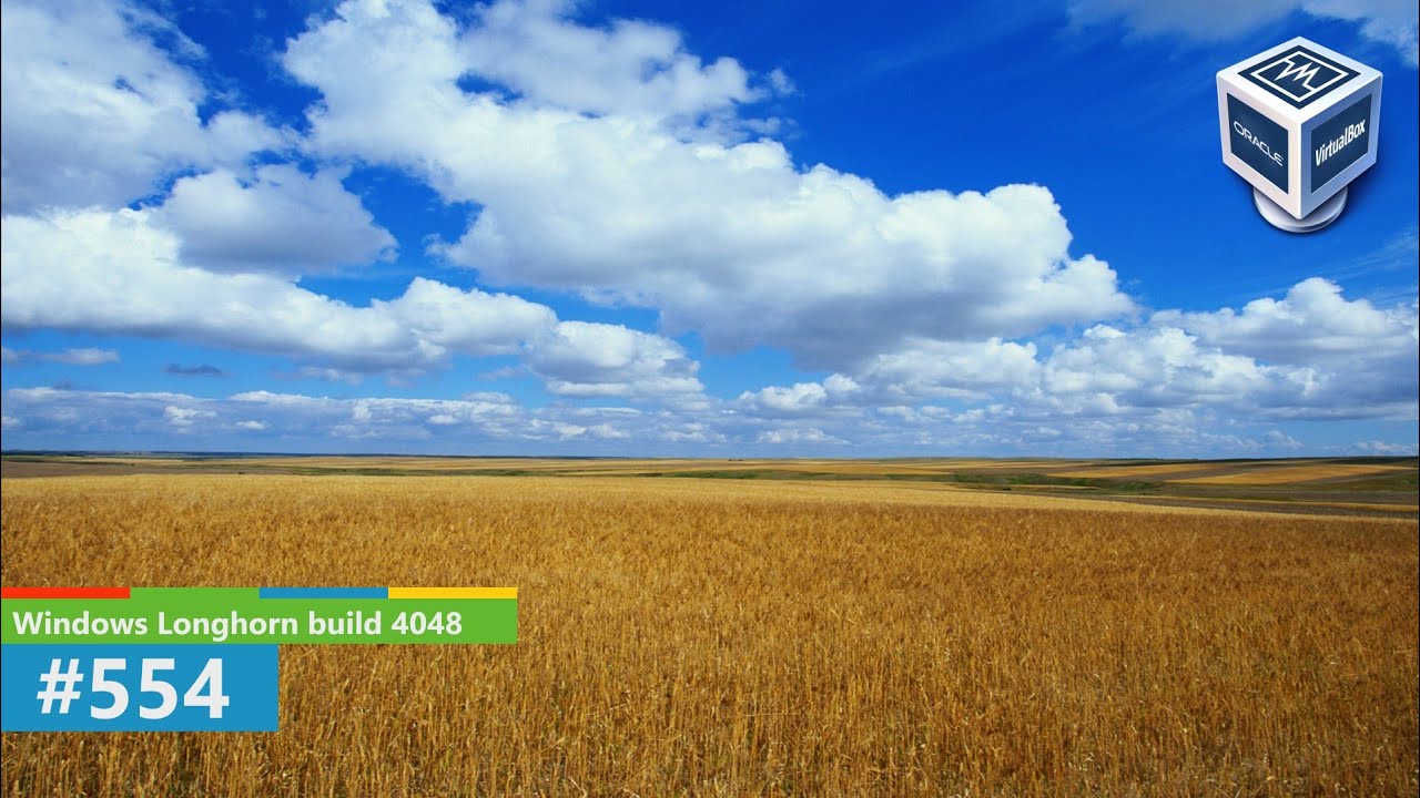 VirtualBox #554 - Windows Longhorn build 4048 - YouTube