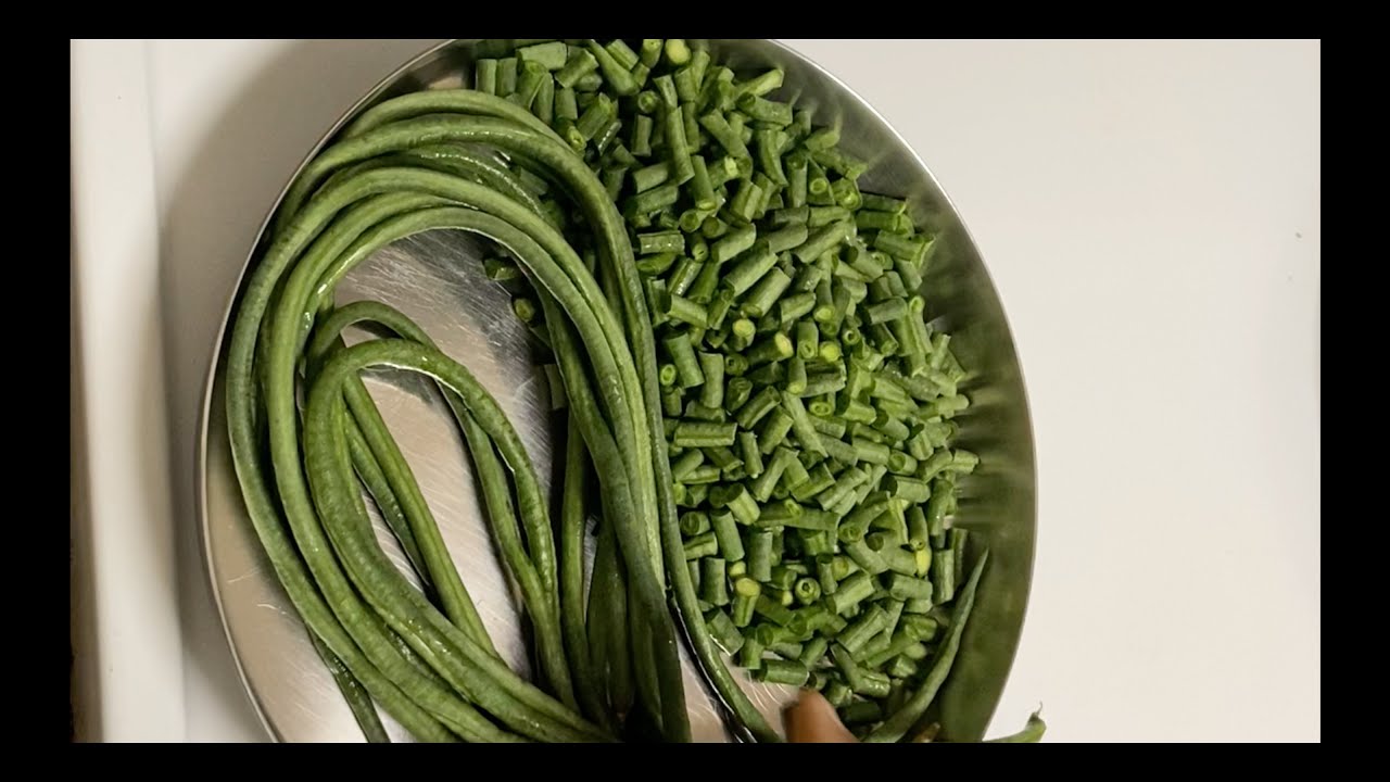 Long beans stir fry/Long beans fry/Long beans recipe/Karamani kai ...