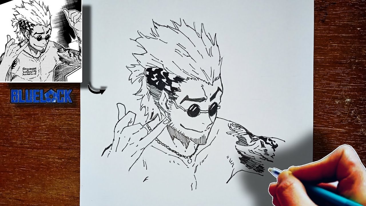 How to Draw Lavinho | Blue Lock | ブルーロック | Easy Step-by-Step Tutorial ...