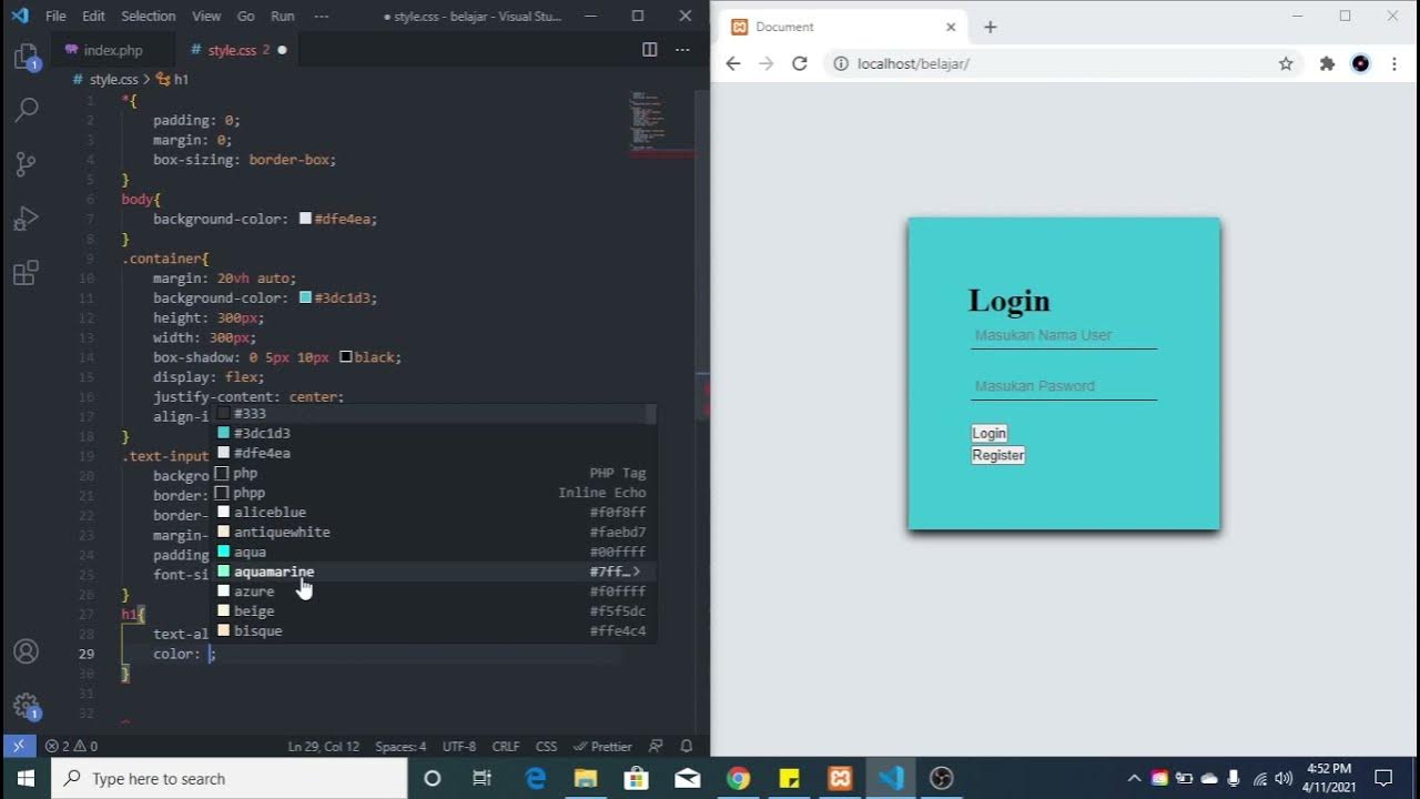 Eps 1 | Cara Membuat Form Login dengan HTML dan CSS - YouTube