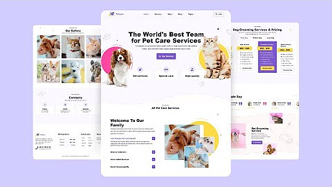Pet Shop Website Using HTML CSS Bootstrap & JavaScript - YouTube