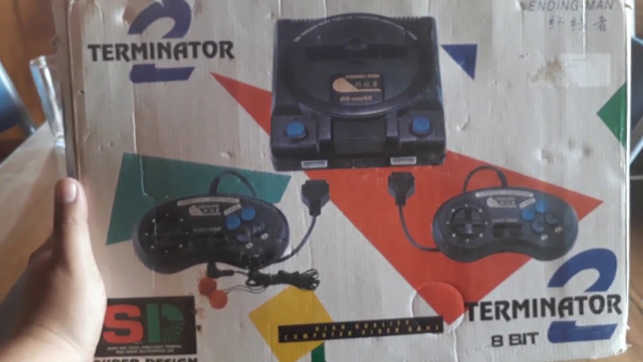 Consola terminator 2 de 8 bit - famiclon que no funciona :-/ - YouTube