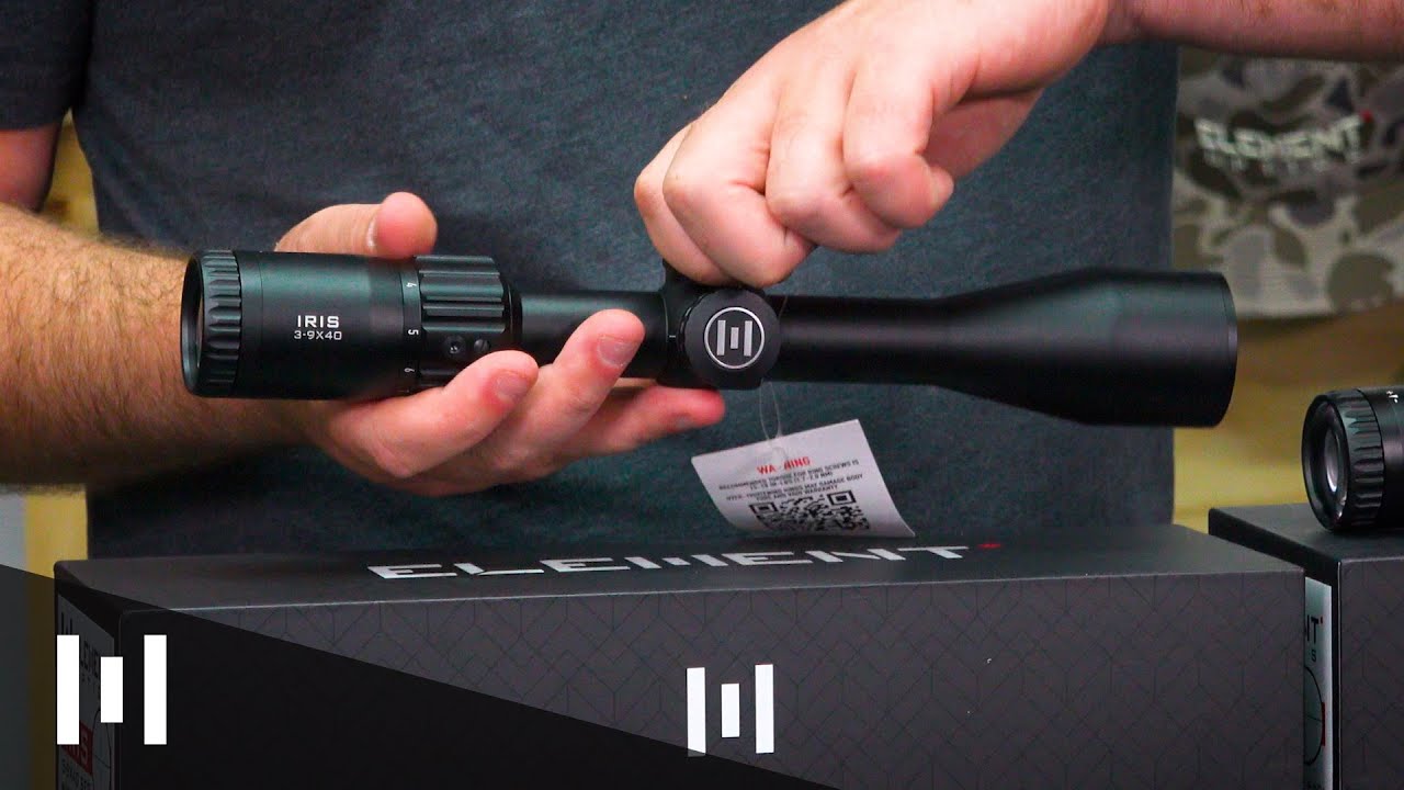 NEW Element IRIS Riflescopes: Product Overview | 3-9x40 & 4-12x44 - YouTube