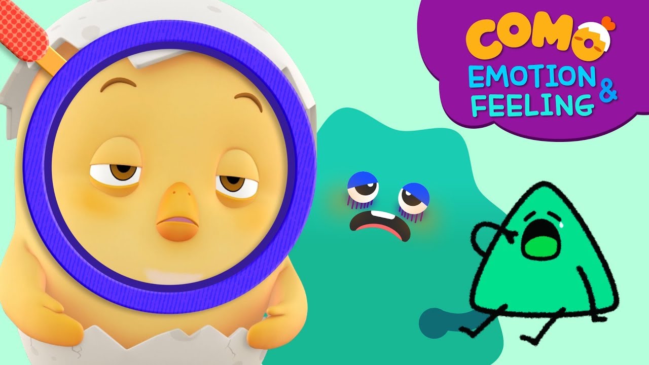 Emotion & Feeling with Como | Learn emotion | Sleepy 2 | Cartoon video ...
