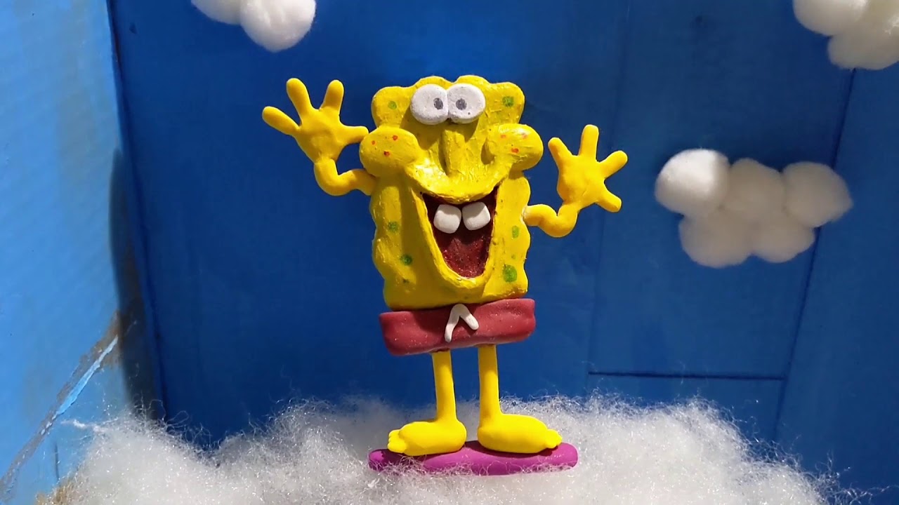 SpongeBob Paintings and Dioramas - YouTube