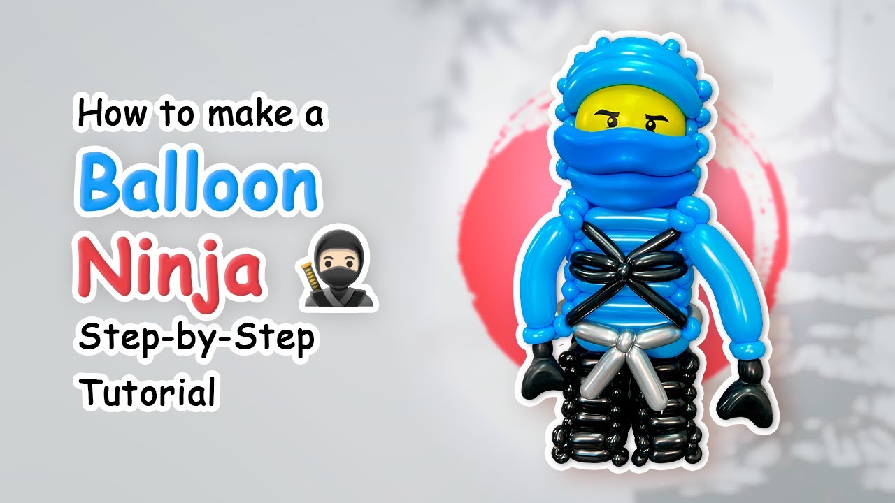 Lesson: How to Make a Balloon Ninja 🥷🏻 | Step-by-Step Tutorial - YouTube