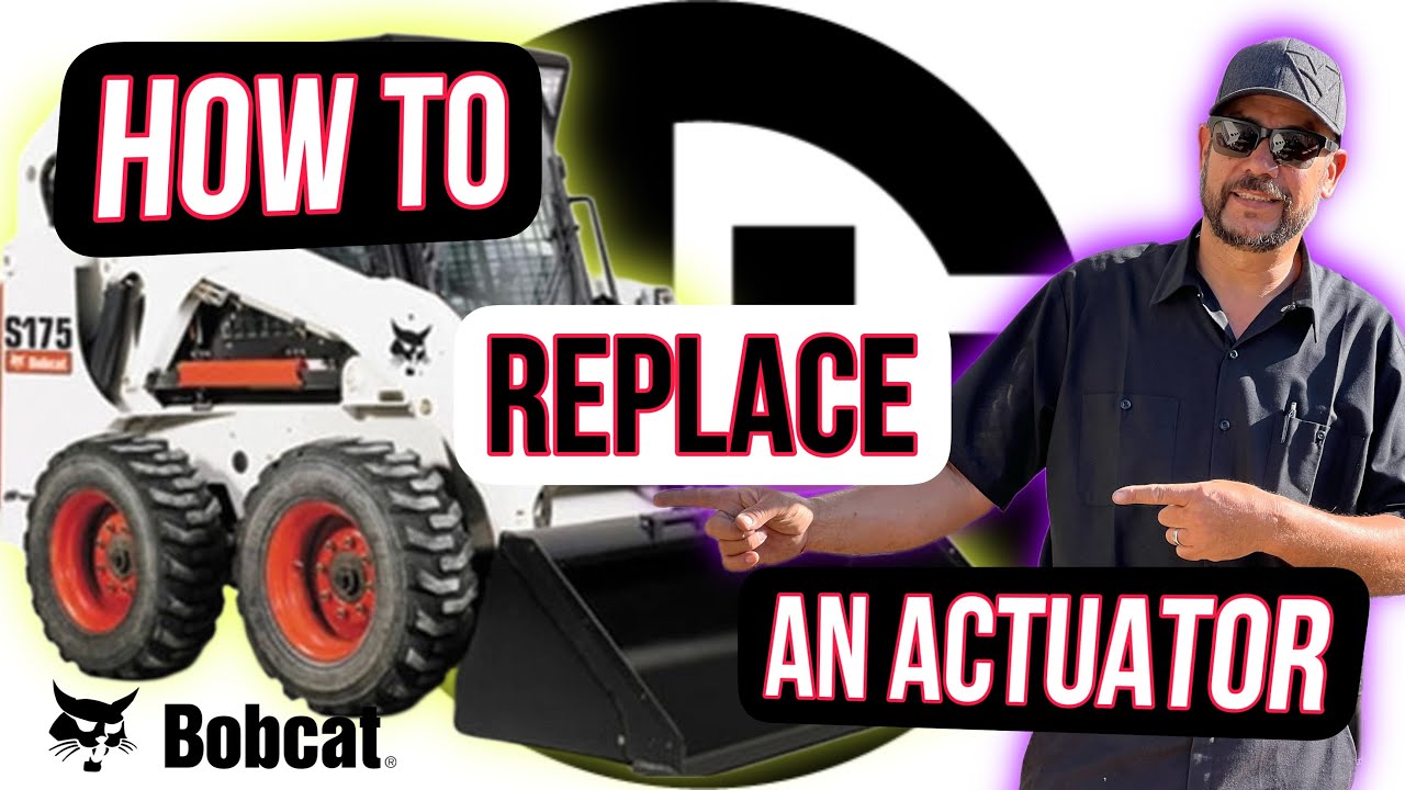 BobCat S175 ACS/ACH Actuator Replacement - YouTube