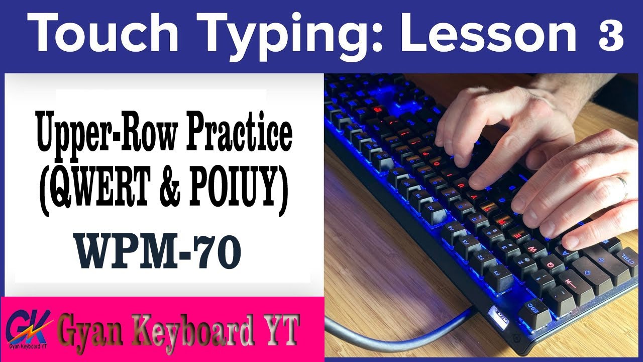How to learn typing speed in sonma typing expert lesson 3.....wpm-70 ...