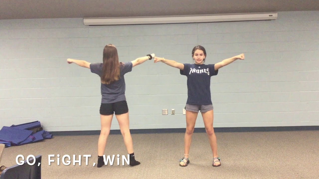 2019 2020 8th grade cheer tryouts - YouTube