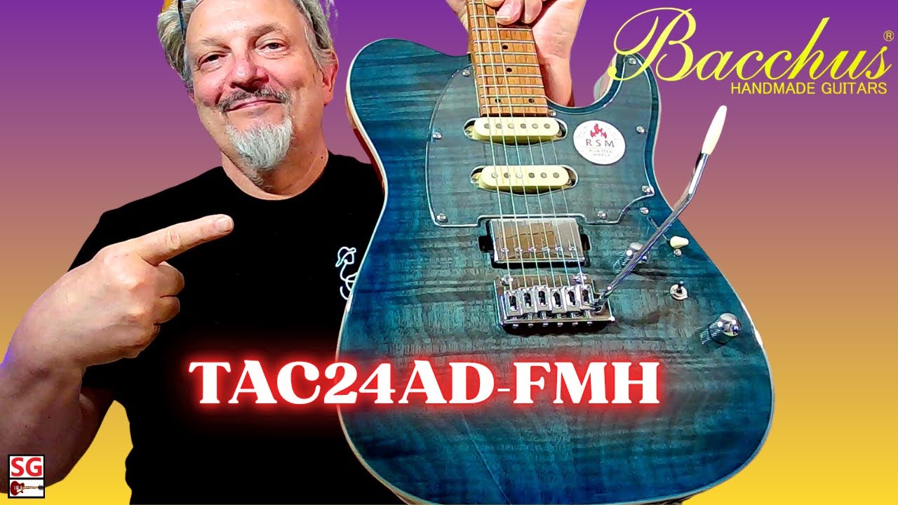 BACCHUS TAC24AD-FMH ANDRE DINUTH SIGNATURE | UNA SUPER TELECASTER ALLA ...
