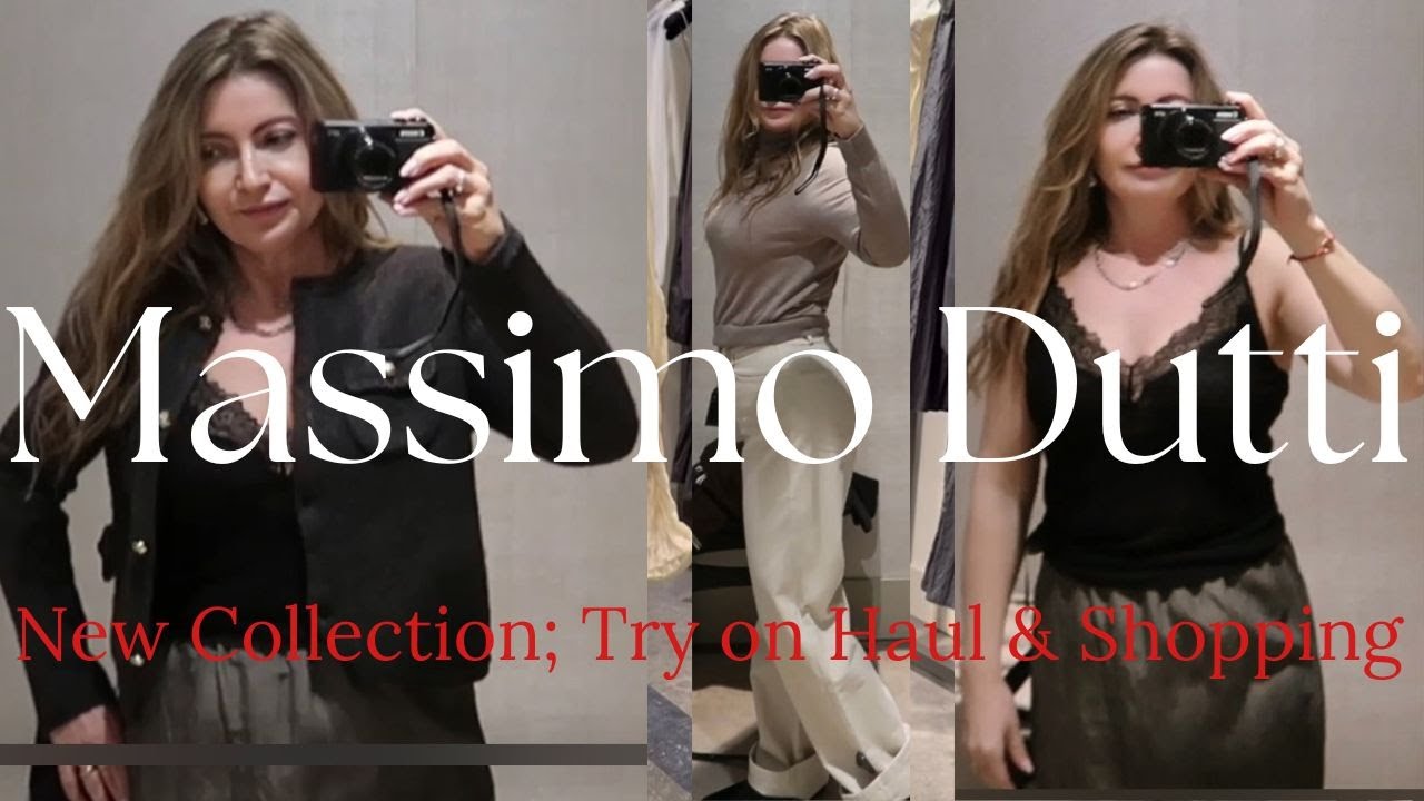 Massimo Dutti Try on Haul I Come with me to do Shopping. Autumn/ Winter ...