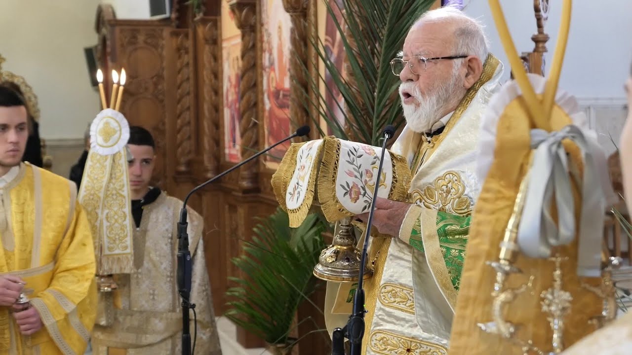 ΑΡΧΙΕΡΑΤΙΚΗ ΘΕΙΑ ΛΕΙΤΟΥΡΓΙΑ -ΚΥΡΙΑΚΗ ΤΩΝ ΒΑΙΩΝ , ΠΡΟΕΞΑΡΧΟΝΤΟΣ ΤΟΥ ...