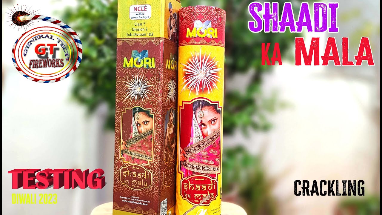 SHAADI KA MALA Mori Fireworks| Crackling Skyshot from Mori Fireworks ...