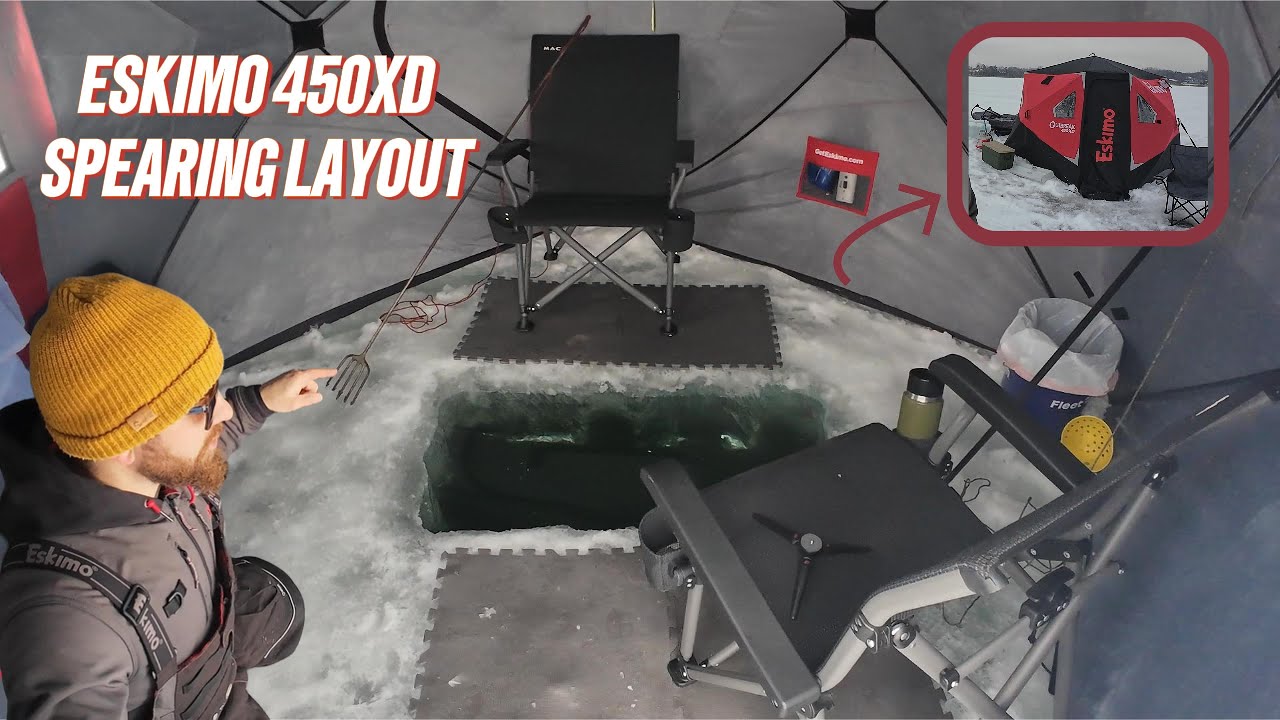 Eskimo 450XD Spearing Layout - YouTube