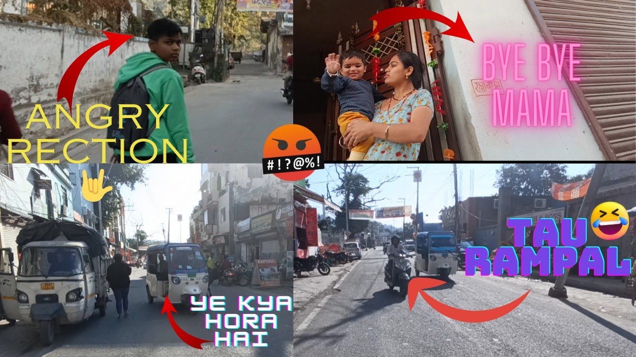 Angry😤 Reaction 👀|| Op Reaction🤟👀 || 👋Bye👋 Bye Mama || Tau Rampal 😂 ...