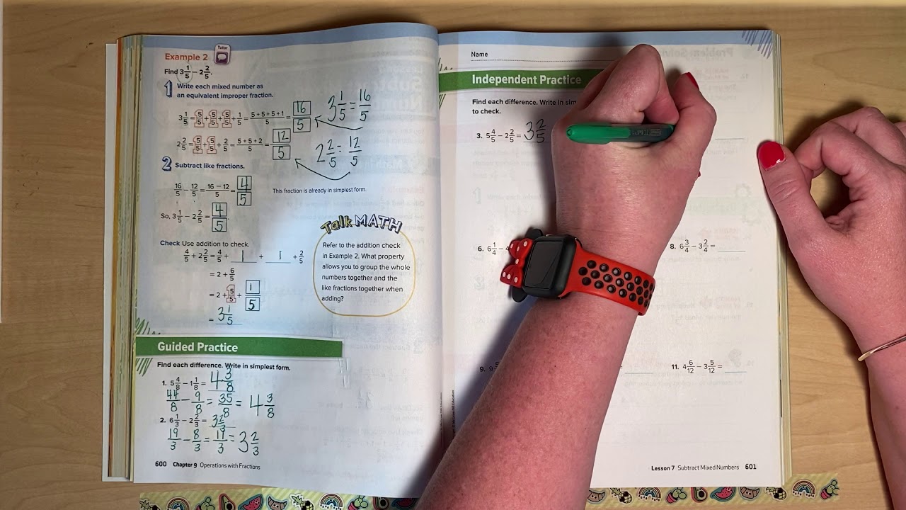 4th Grade MyMath Chapter 9, Lesson 7 - YouTube