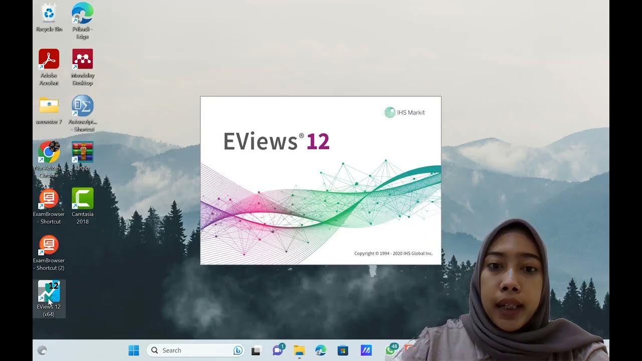 Menginput data panel dalam aplikasi eviews 12 - YouTube