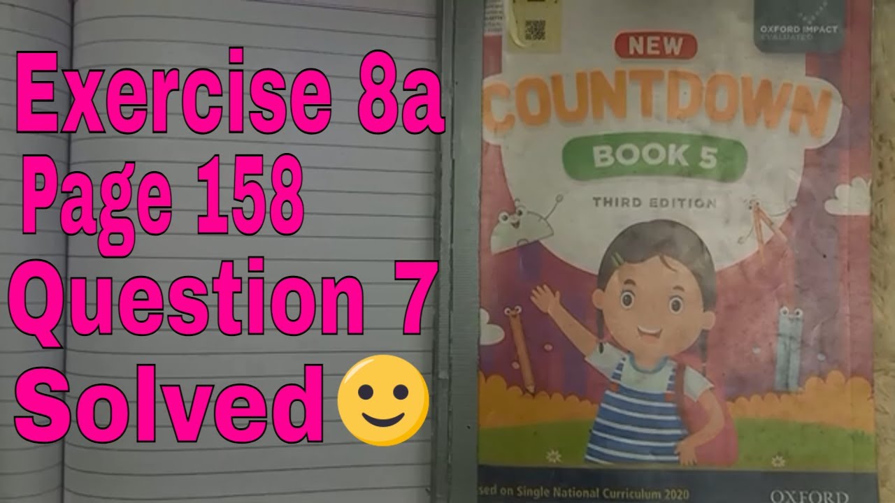 Oxford Countdown book 5 third edition exercise 8a question 7 - YouTube