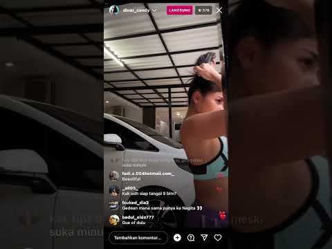DINAR CANDY 🔴Live Instagram || Olahraga Pakaian Nya Hot‼️‼️