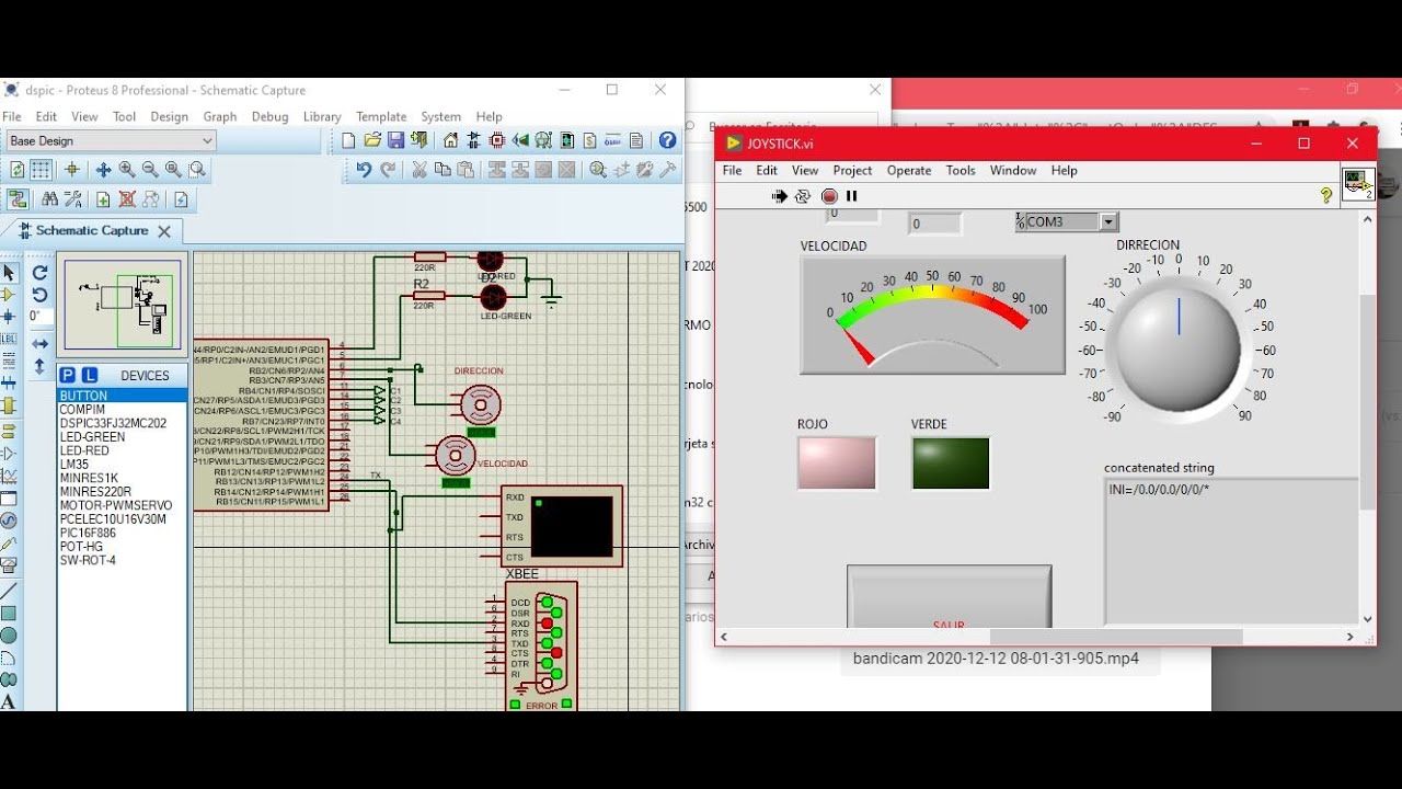 usar un control USB con Labview y Xbee, para manejar remotamente un ...