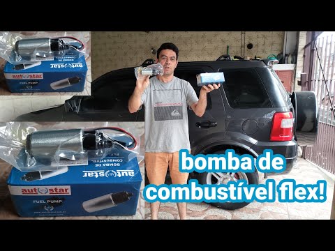 como trocar a bomba de combustível da Ecosport 2005 1.6 8V Ford passo a passo troca caseira 🏠