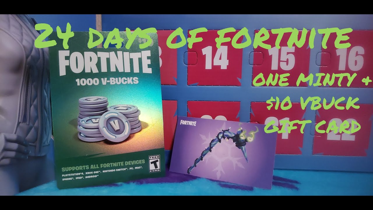 DAY TWENTY THREE OF 24 DAYS OF FORTNITE. ONE FREE MINTY CODE & ONE FREE ...