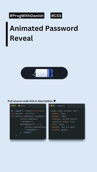 Animated Order Button #coding #learnhtml5andcss3 - YouTube