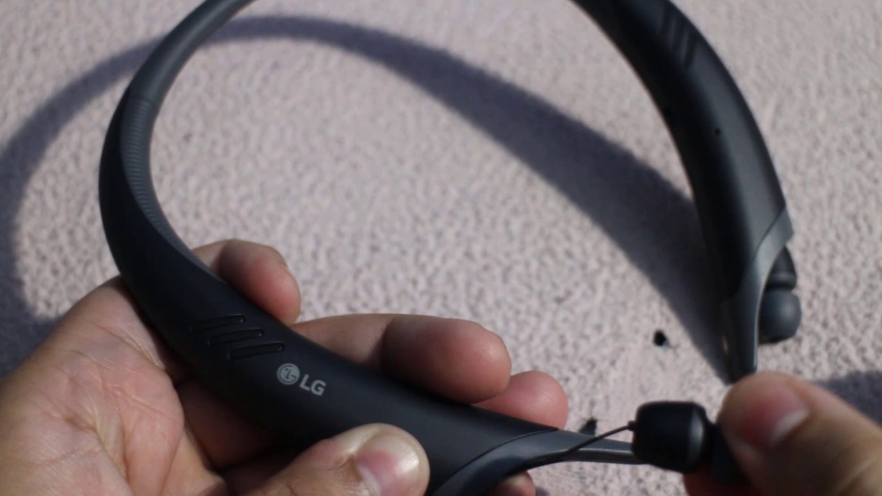 LG TONE Active+ Bluetooth Headset Review - YouTube