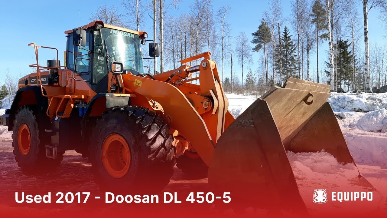 Used 2017 - Doosan DL 450-5 | Used Wheel Loader | equippo.com | Used ...