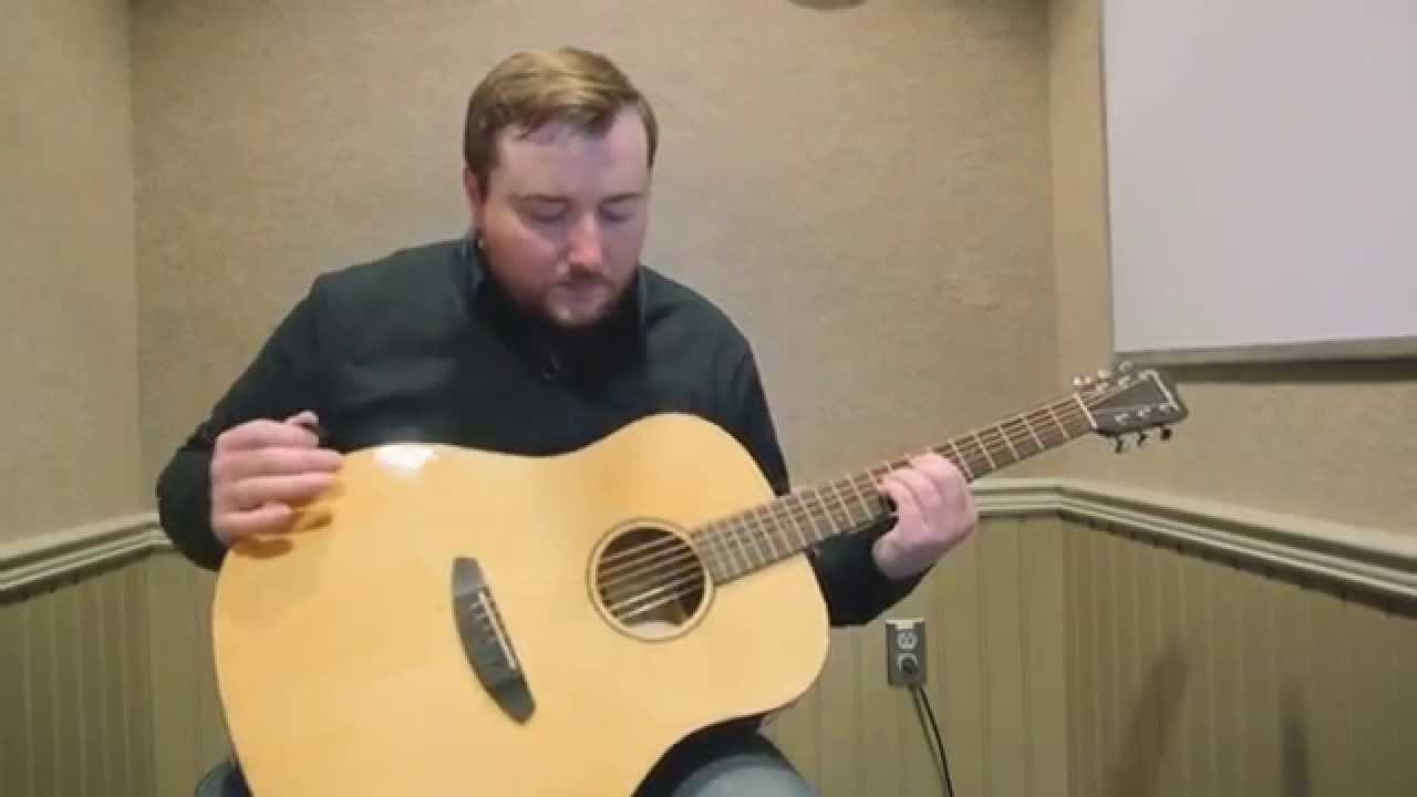 Breedlove Discovery Dreadnought Acoustic Guitar Natural - YouTube