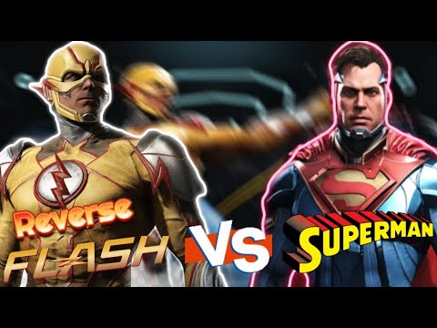 Injustice 2- Reverse Flash VS Superman - YouTube