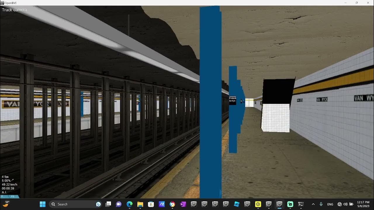 Openbve Gameplay Simulator 2022 3d R160A Alstom E train To World Trade Center - YouTube