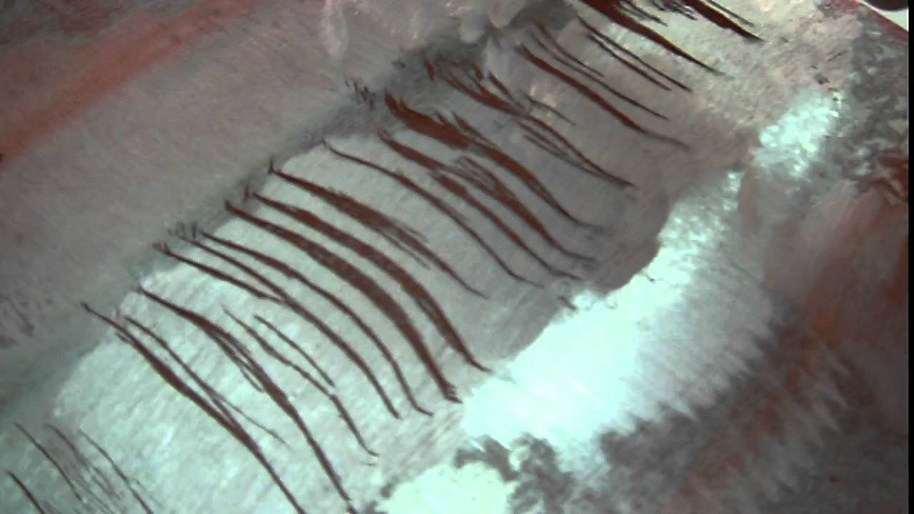 Grietas con particulas magneticas via seca - YouTube