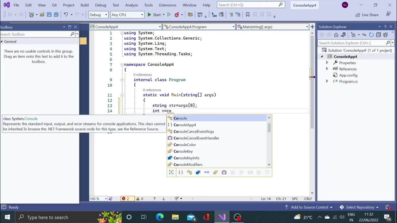 command line input and output|console application|asp.net - YouTube