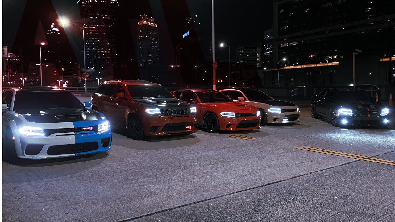 HELLCATS TOOK OVER ATLANTA... POLICE WATCHING ME !!? - YouTube