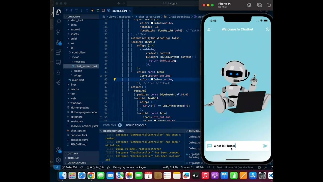 AI Chat Bot with Flutter using ChatGPT #flutter #chatgpt - YouTube