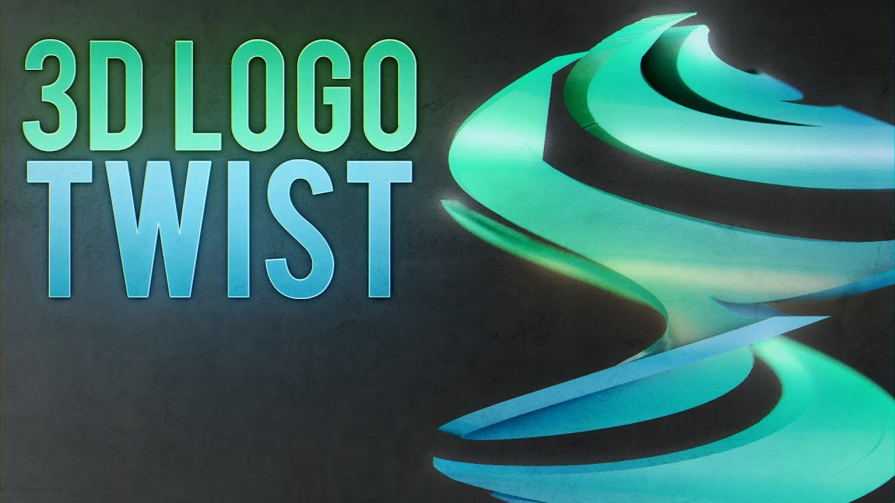 Twisted 3D Logo Reveal In After Effects - YouTube