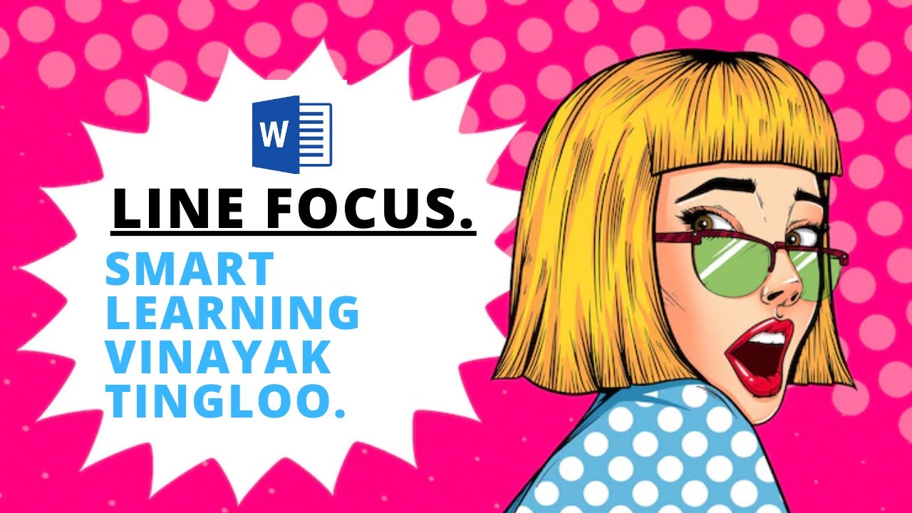 Line focus in MS Word - YouTube
