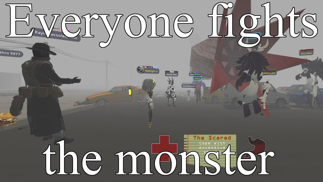 Everyone fights the monster - Murder Drones Vr - YouTube