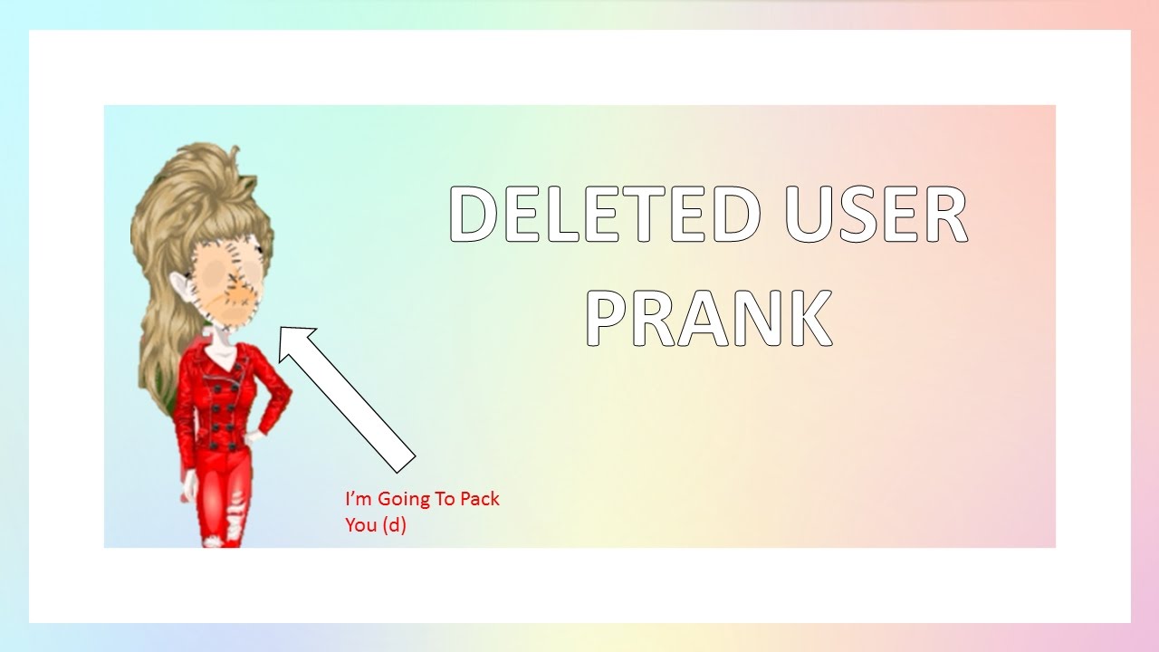 DELETED USER PRANK - YouTube