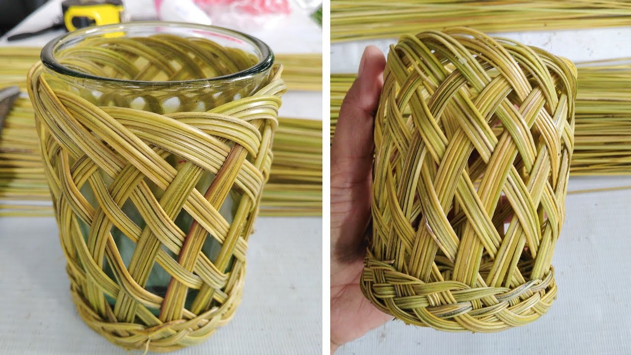HOW TO MAKE BEER HOLDER MADE FROM COCONUT LEAF MIDRIBS | NATIVE BEER ...