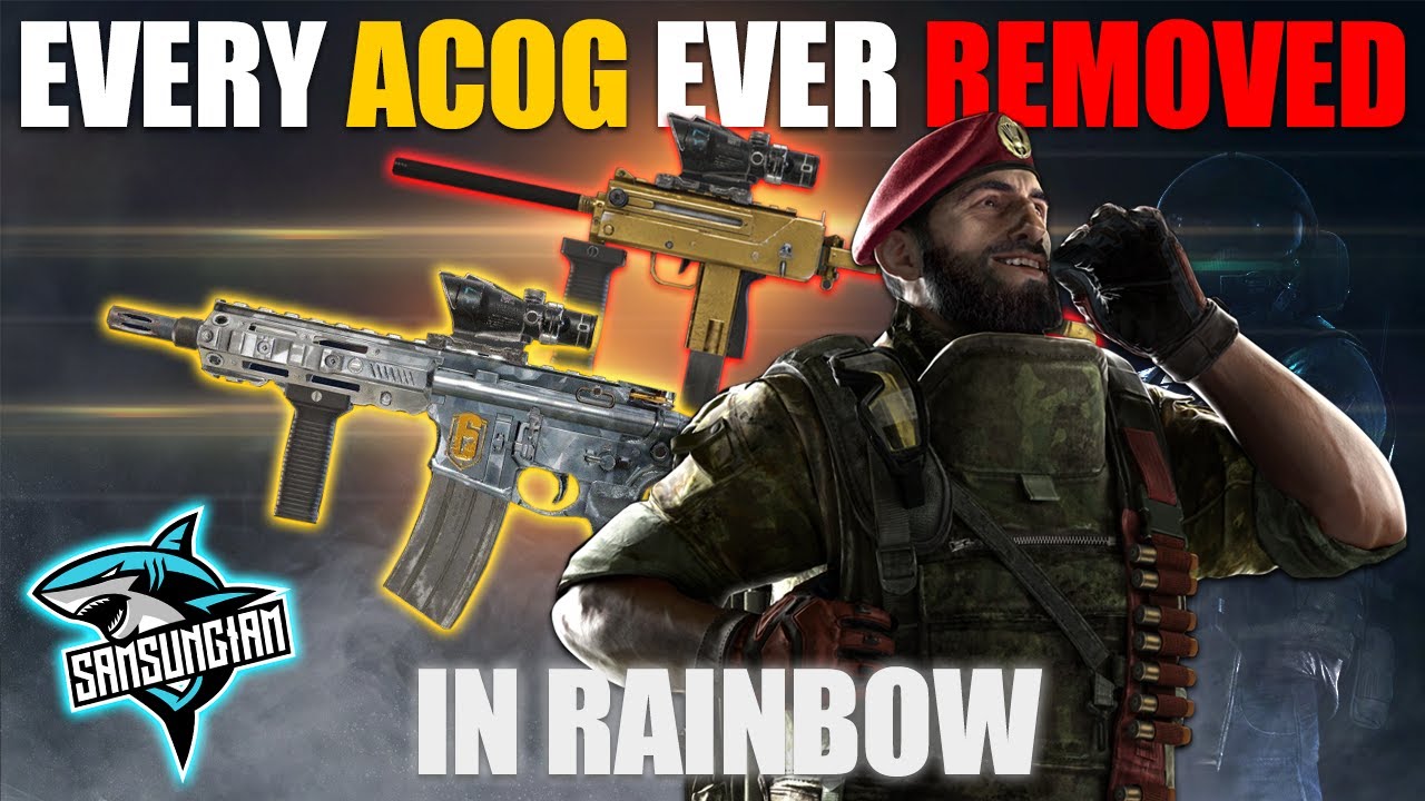 Every Weapon In R6 that had ACOG removed | Operation Void Edge - YouTube
